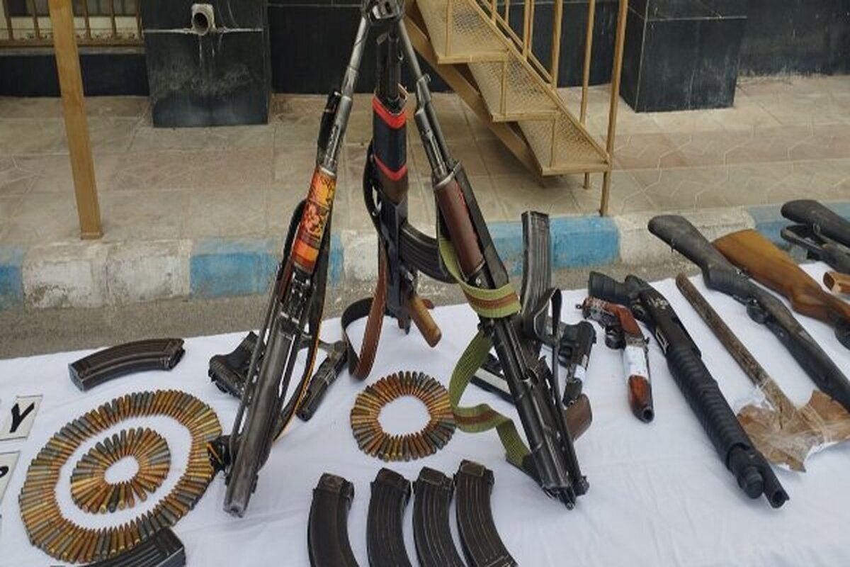 | 3 هزار اسلحه قبل از ورود به کشور کشف شد